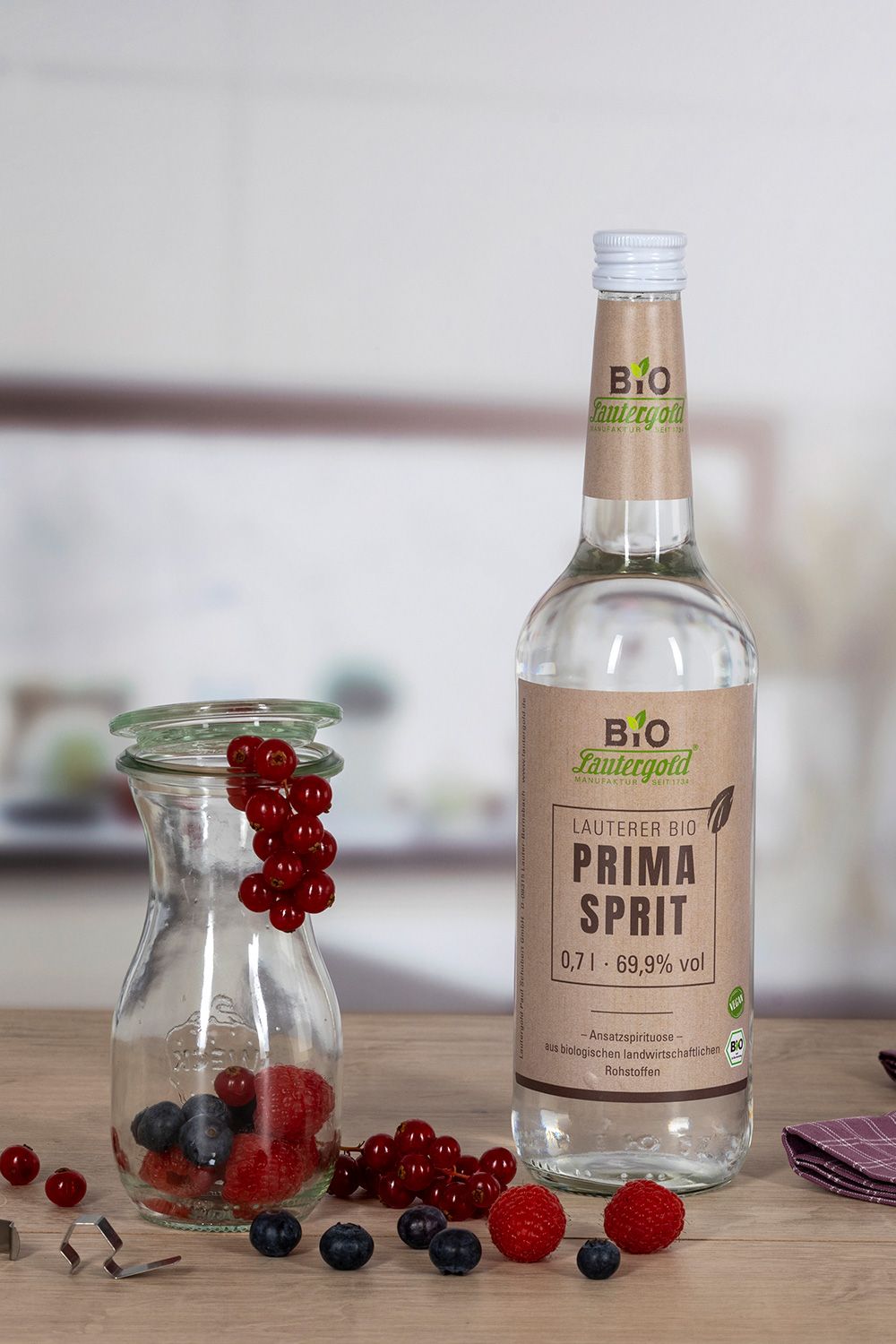 Hochwertige Ansatzspirituosen für selbstgemachte Liköre